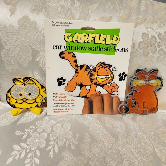 No Brand | Accents | Garfield Lot Makit Bakit Suncatcher Window Static ...